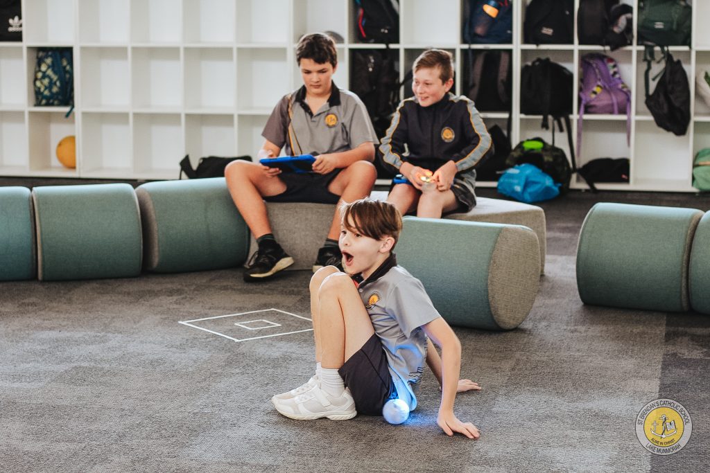 Fun with Spheros! Coding at St Brendan's - St Brendans Lake Munmorah