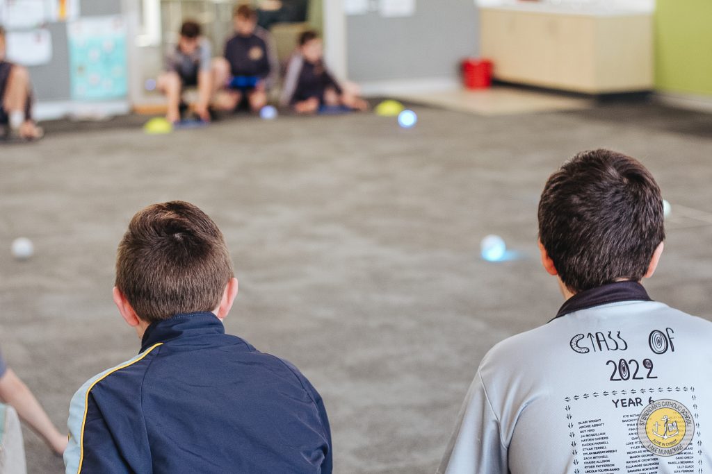 Fun with Spheros! Coding at St Brendan's - St Brendans Lake Munmorah
